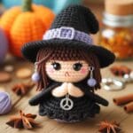 Adorable Angry Little Witch Crochet Pattern