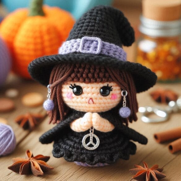 Adorable Angry Little Witch Crochet Pattern