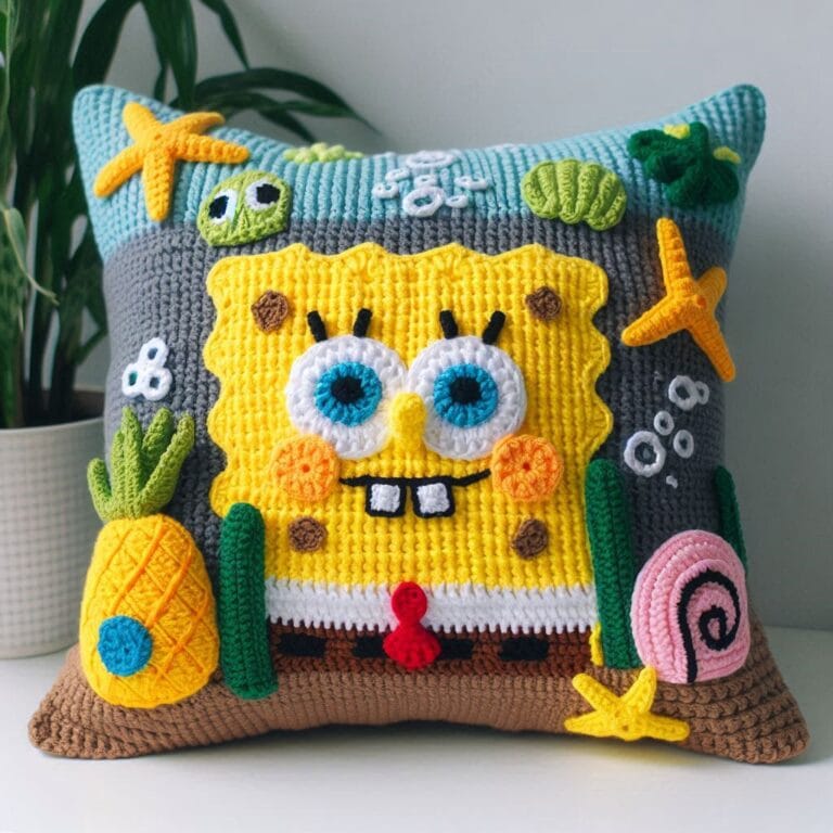 Crochet SpongeBob Pillow: A Fun and Creative Project for All Ages