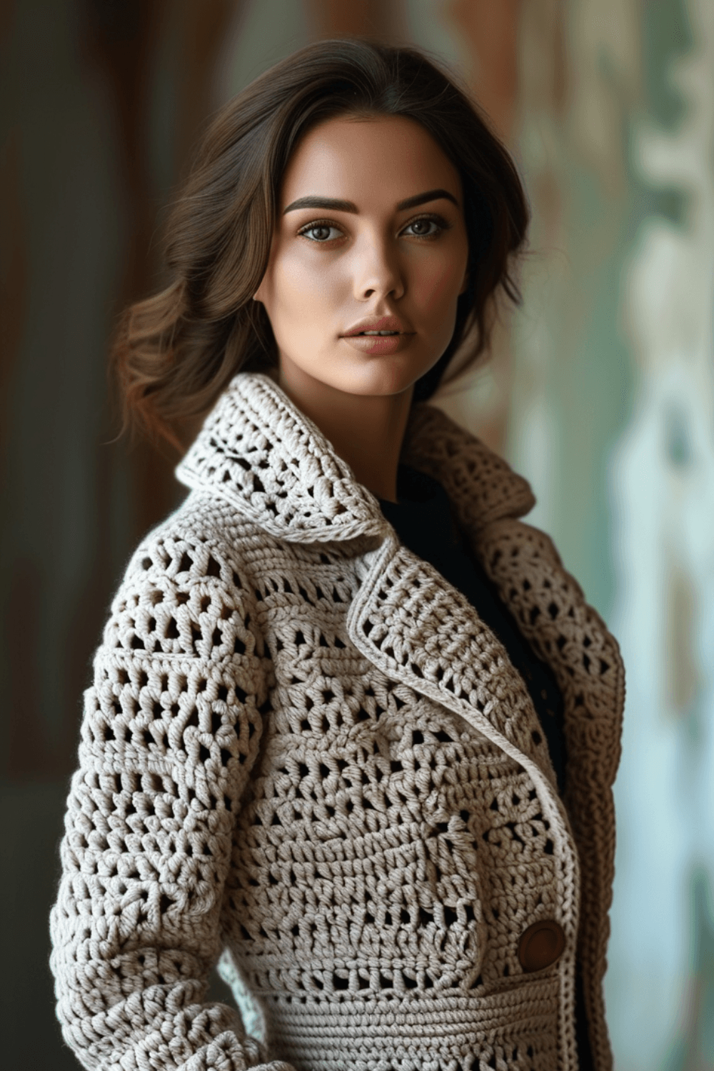 Elegant Crochet Coat Pattern