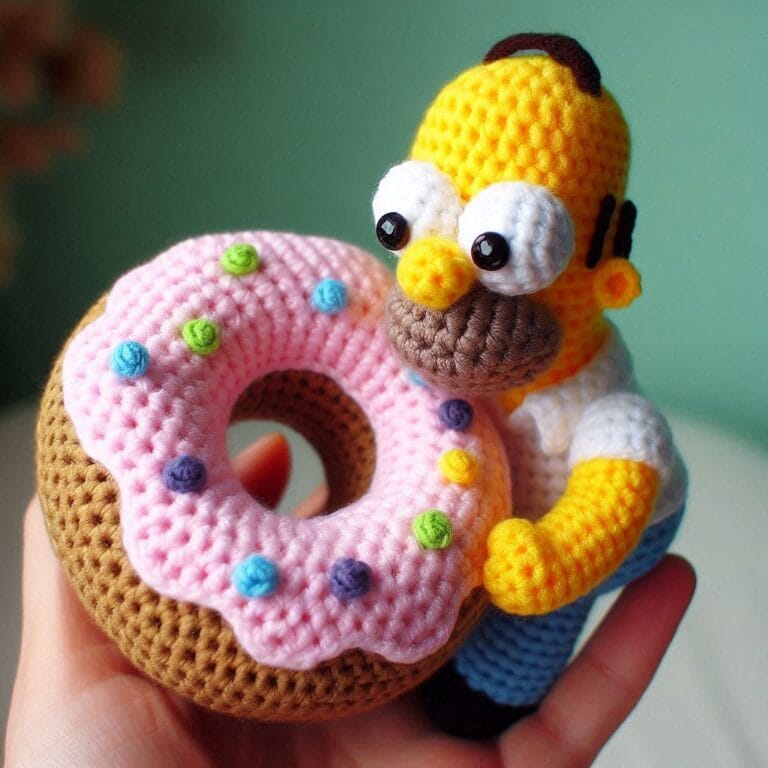 Mini Homer Simpson Amigurumi Pattern