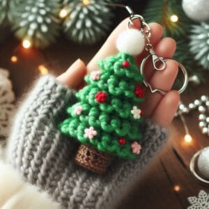Amigurumi Christmas Tree Keychain: A Festive Crochet Project