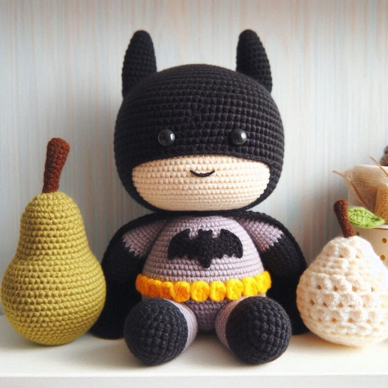 Crochet Batman Superhero Amigurumi Pattern