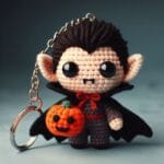 Dracula Amigurumi Keychain Pattern
