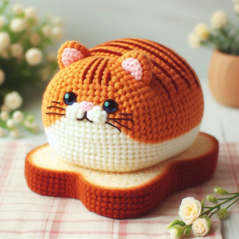 Crochet Cat Loaf Amigurumi Pattern