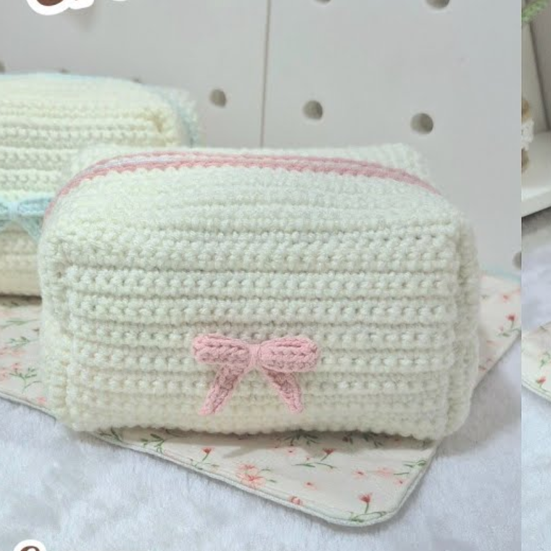 Crochet mini pouch tutorial - Old Library