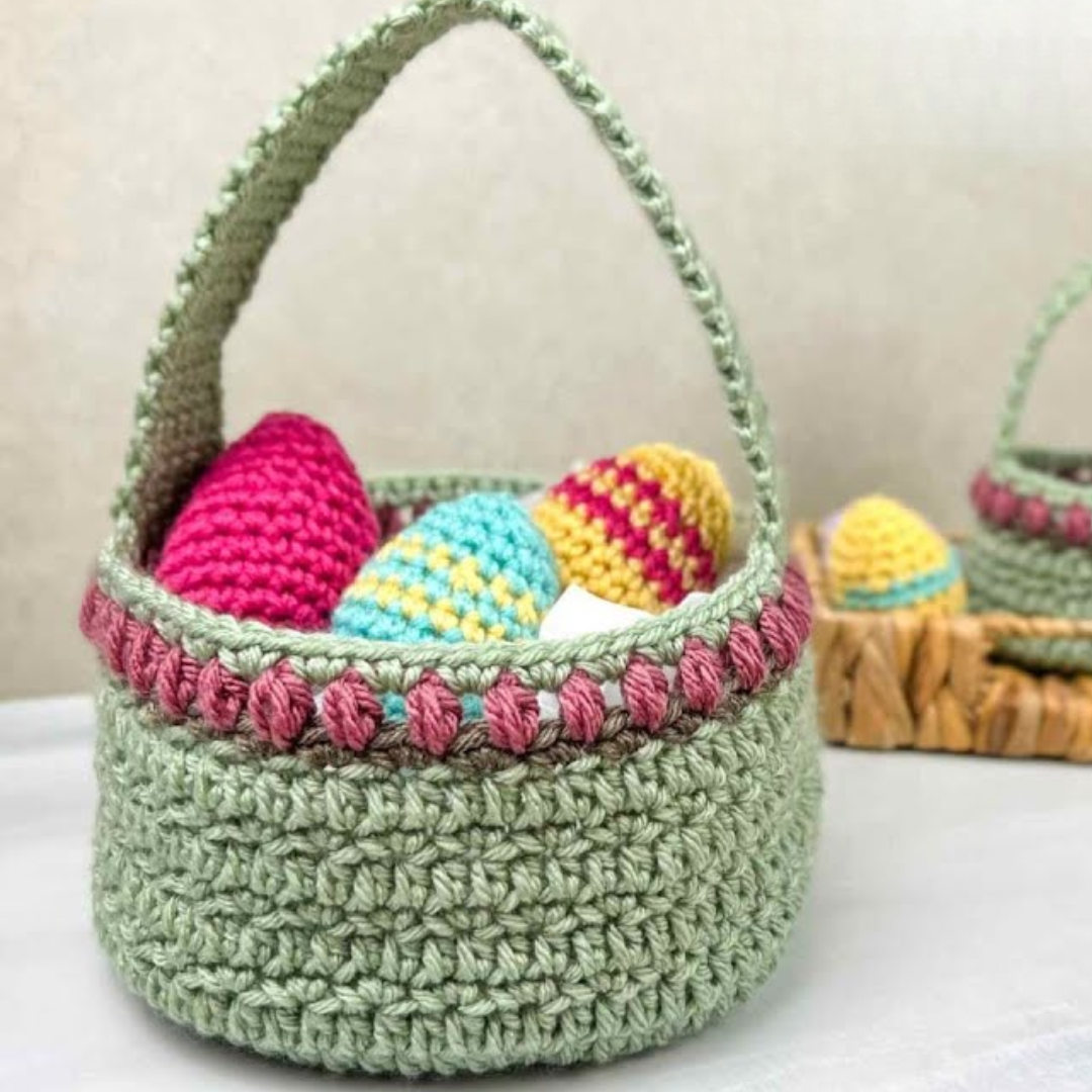 Easter Basket Crochet Pattern - Old Library