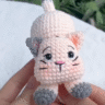 Crochet Cat Keycover Easy - Old Library