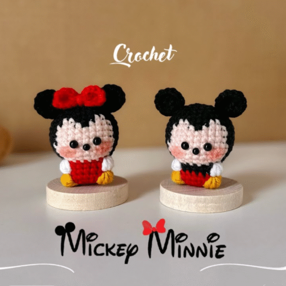 Crochet Mickey and Minnie mouse - Old Library