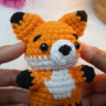 Crochet Fox keychain tutorial - Old Library